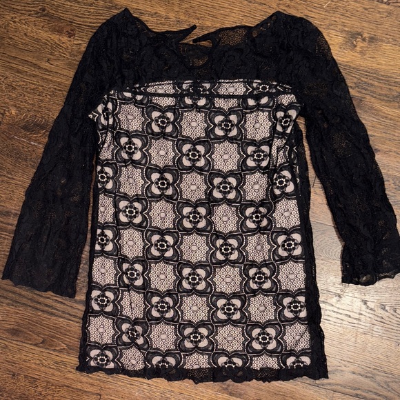 Max Studio | Tops | Max Studio Black Lace Blouse | Poshmark